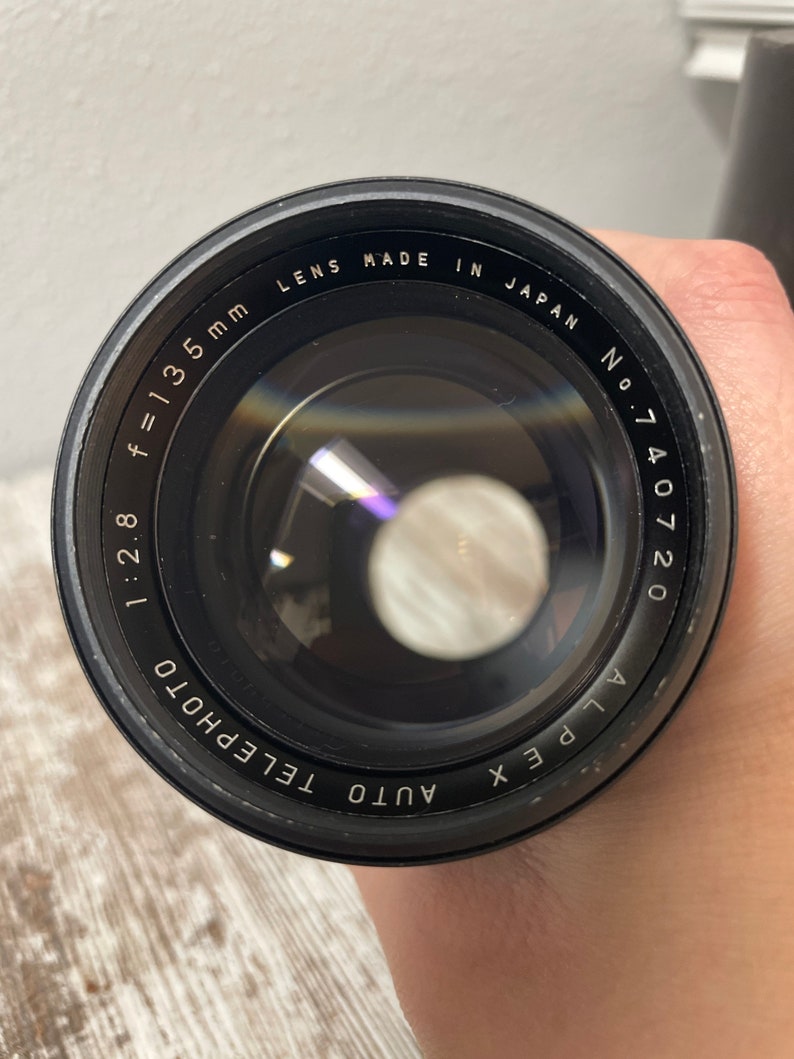 Alpex Auto Telephoto 1:2.8 F=135mm Lens - Etsy