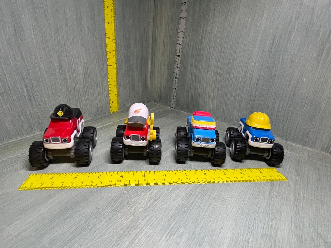 Blaze and the Monster Machine Joe Flame Finger Lot - Set of 4 - Etsy