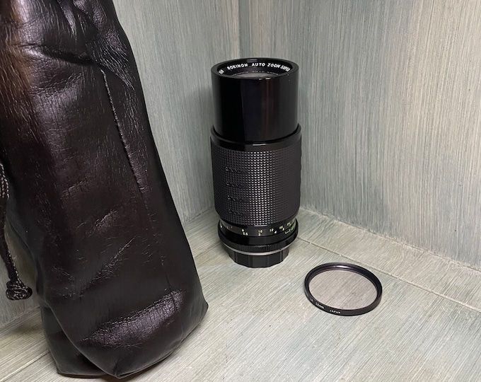 Rokinon Auto Zoom Super Coated 80-200mm Lens With Tokina 1 a 52 Mm ...