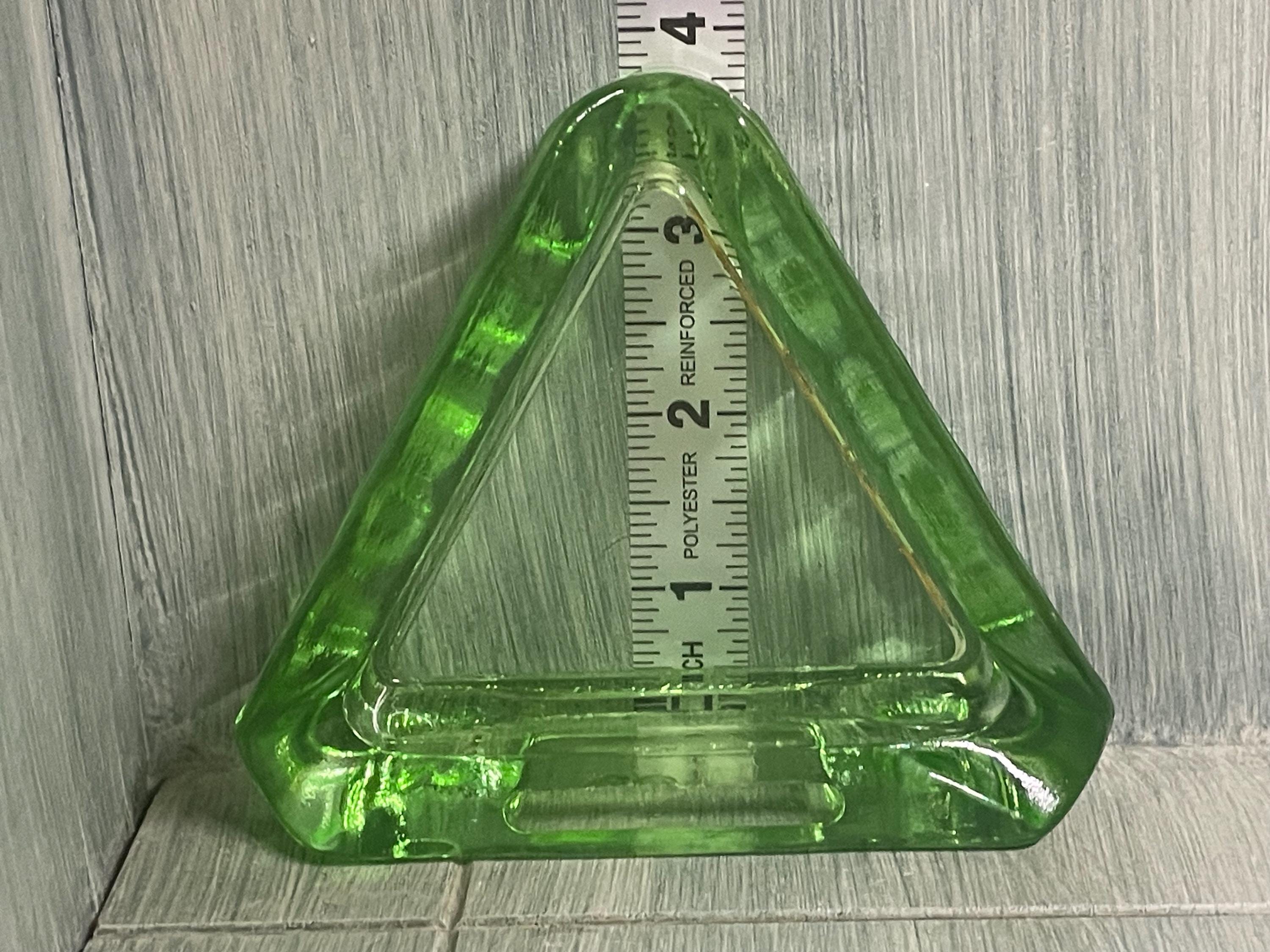 Vintage Green Triangle Ashtray/trinket Dish (ohio Match Company) - Etsy