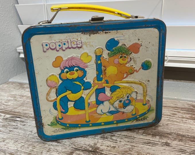Popples Vintage Lunchbox - Etsy