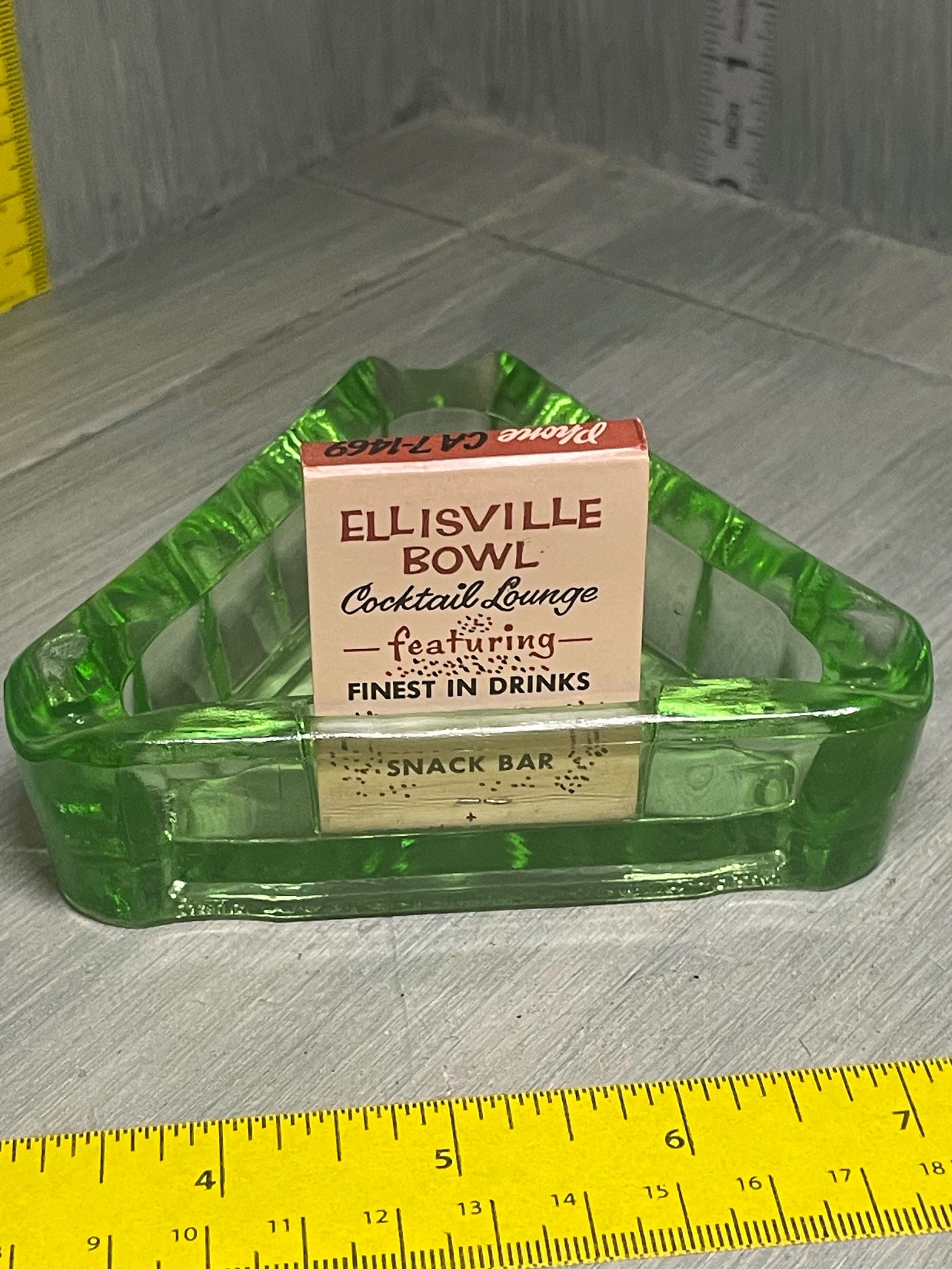Vintage Green Triangle Ashtray/trinket Dish (ohio Match Company) - Etsy