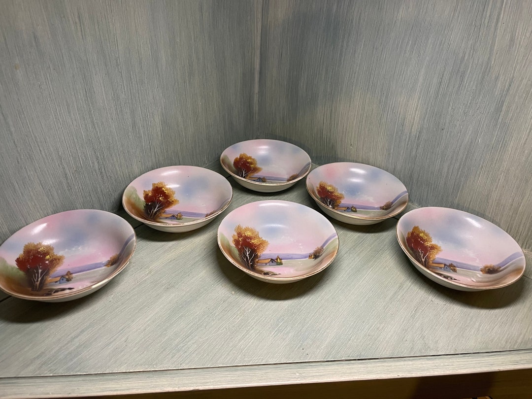 Chikaramachi Ceramic Hand Painted Bowls - Made in Japan - Etsy