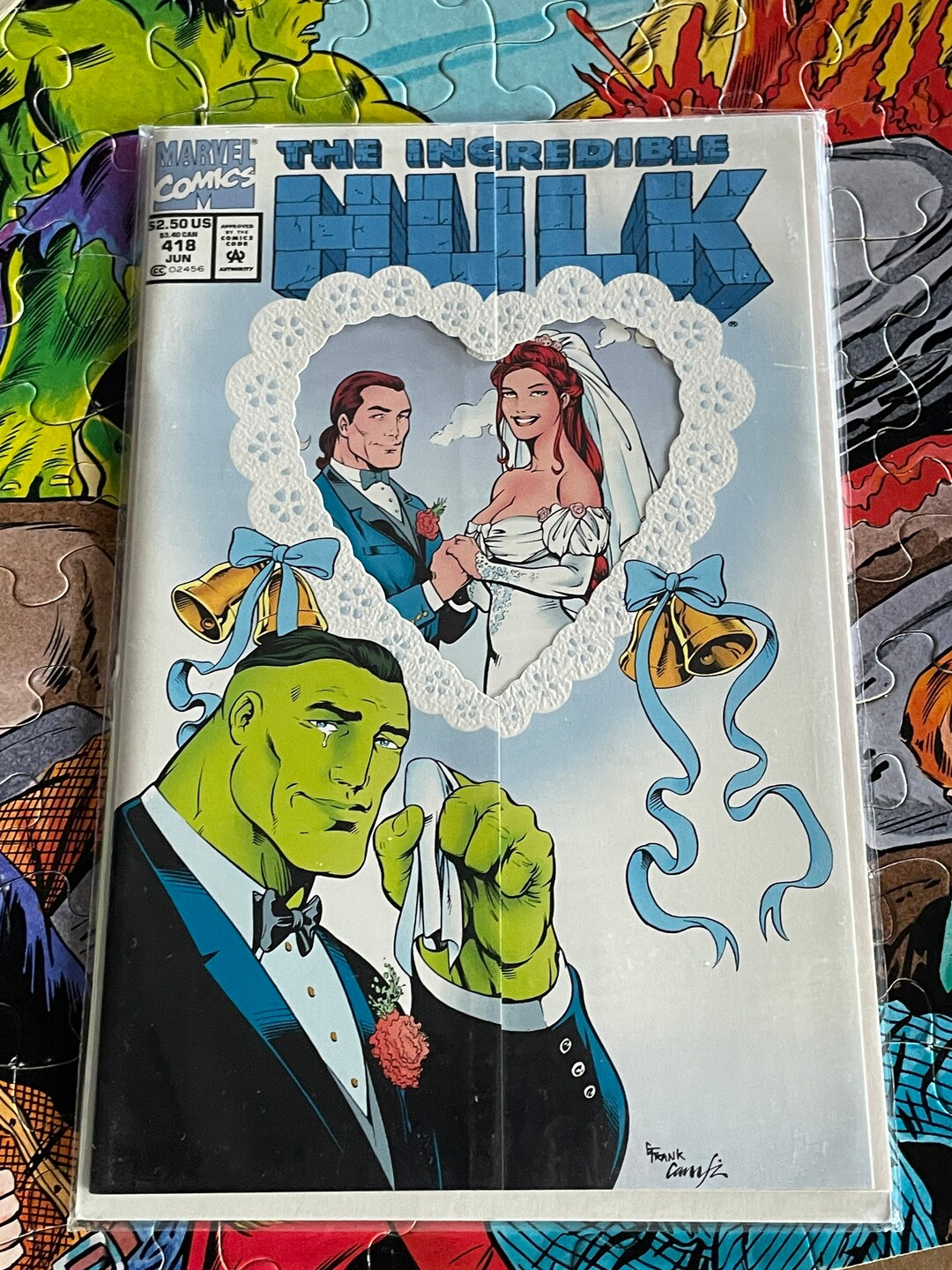 The Incredible Hulk Comic Book & Puzzle Lot - Etsy