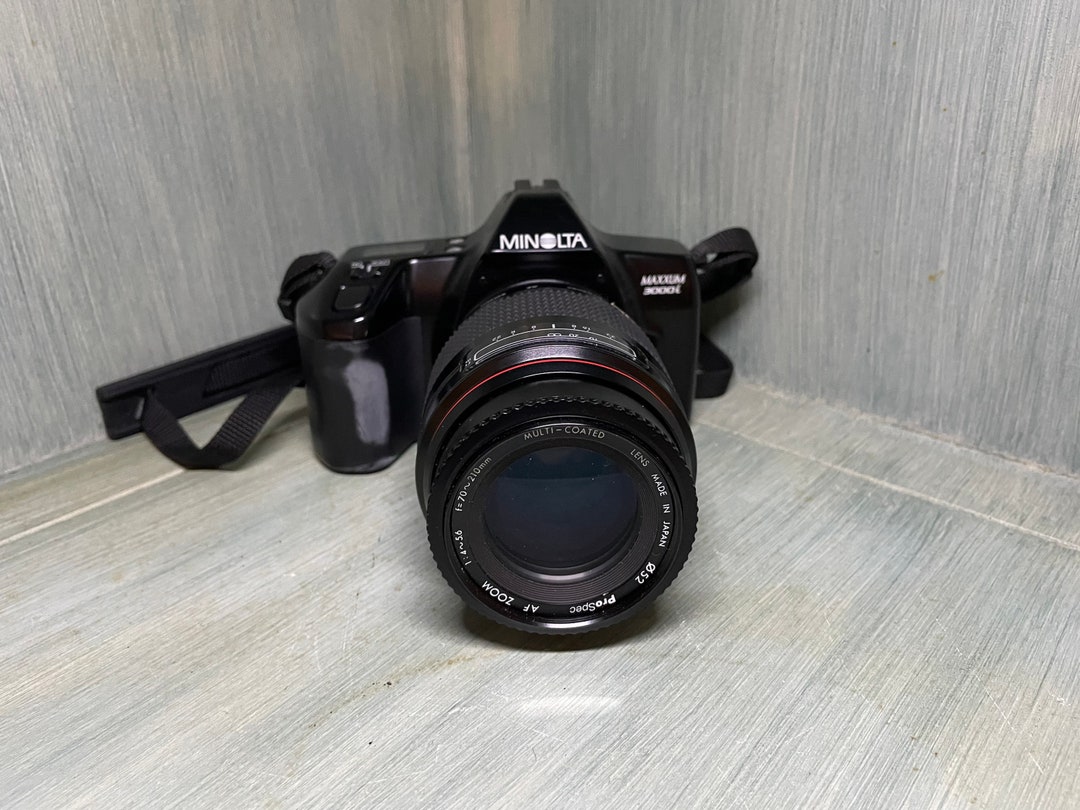 Minolta Maxxum 3000i Comes With a Pro Spec 70-210 Lens. - Etsy