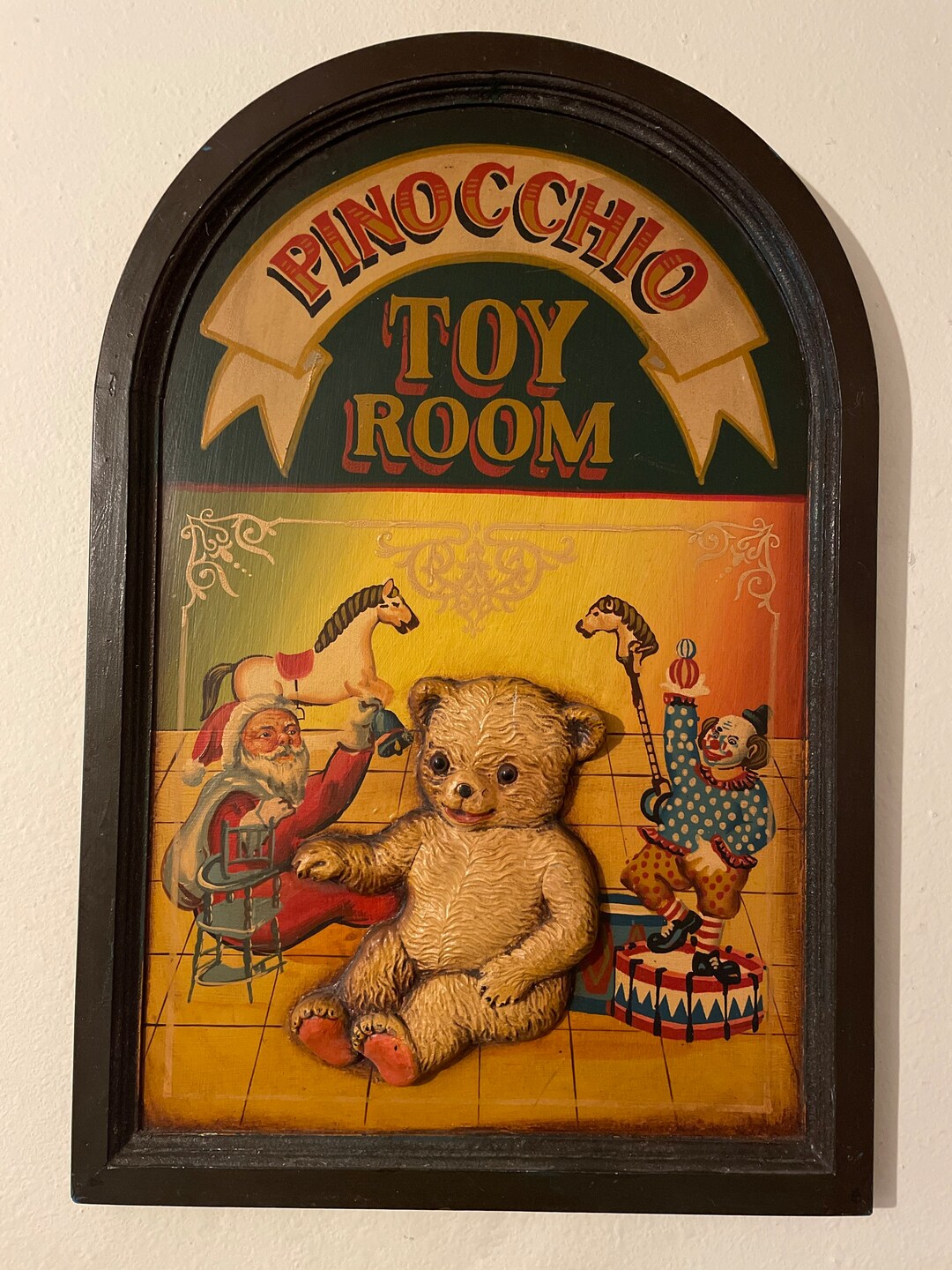 Vintage Pinocchio Child Room 3D Wall Hanging - Etsy