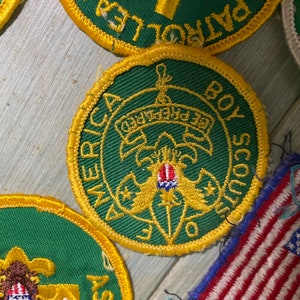 Boy Scout American Flag and Badges Lot. - Etsy