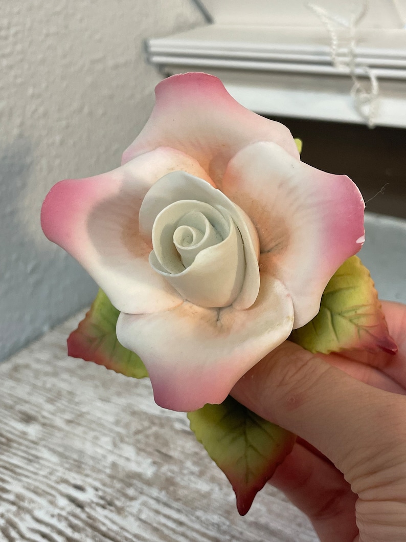 Rose Lefton China Flower - Etsy