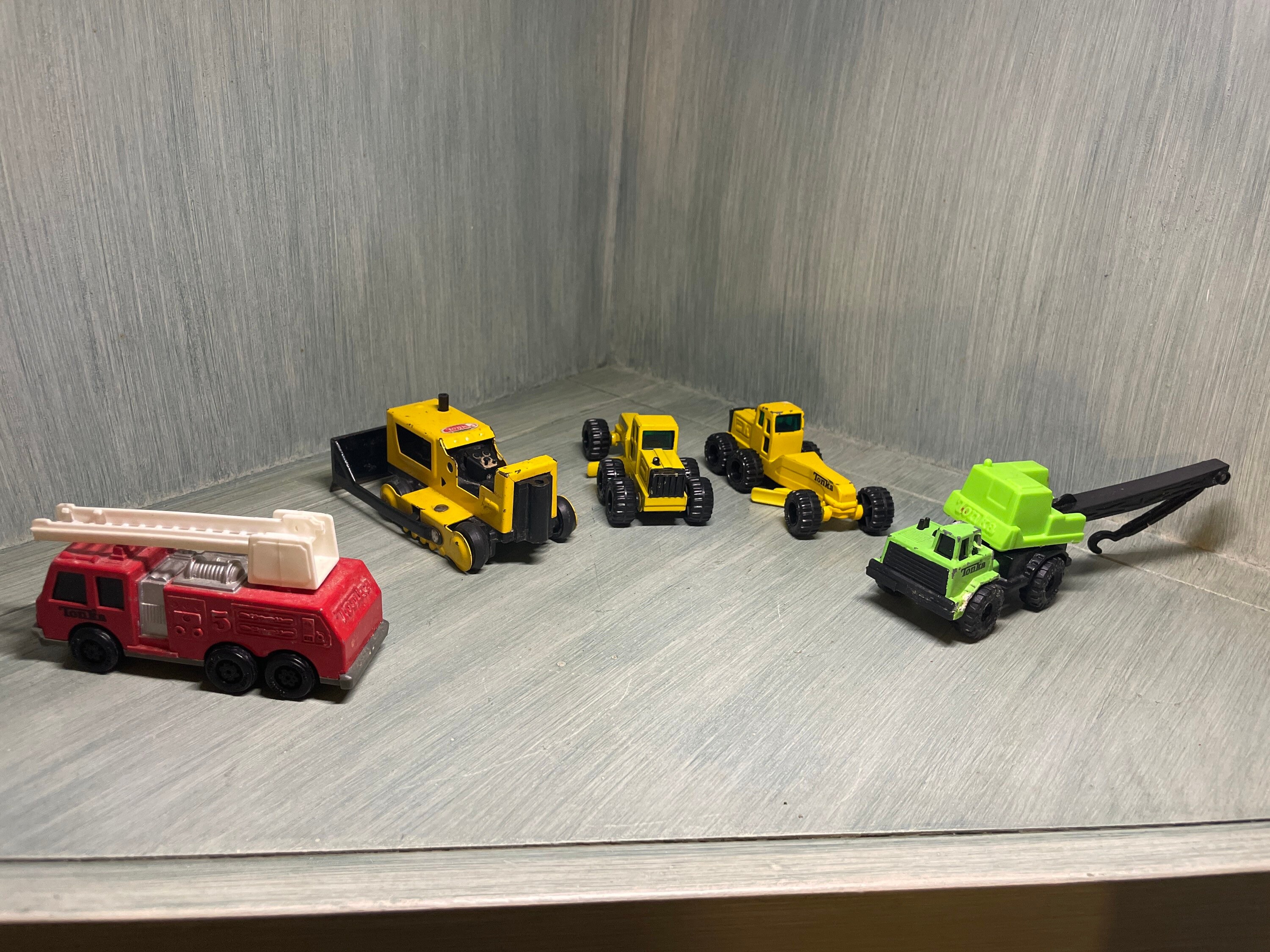 Tonka Fire Truck Tow Truck Bull Dozer and Road Grater - Etsy