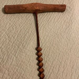 Mid Century Hand Drill Auger With Wood Handle - Etsy