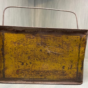 Shell Company Grease Tin Can With Handle - Etsy