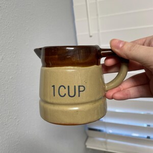 Vintage Ceramic Measuring Cups - Etsy