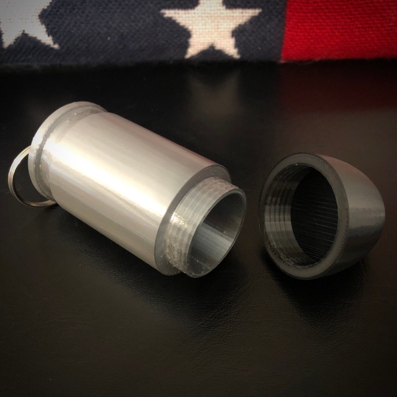 3d Printed Bullet Keychain With Storage - Etsy