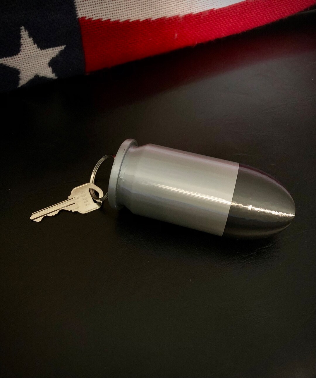 3d Printed Bullet Keychain With Storage - Etsy