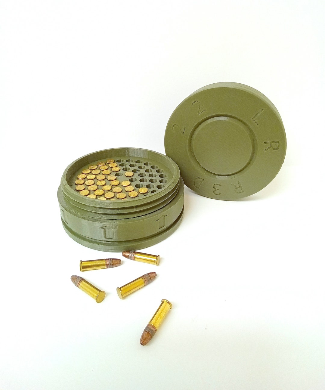 3d Printed Ammo Box, 9mm Ammo Can, 22 Long Rifle Storage Box, Man ...