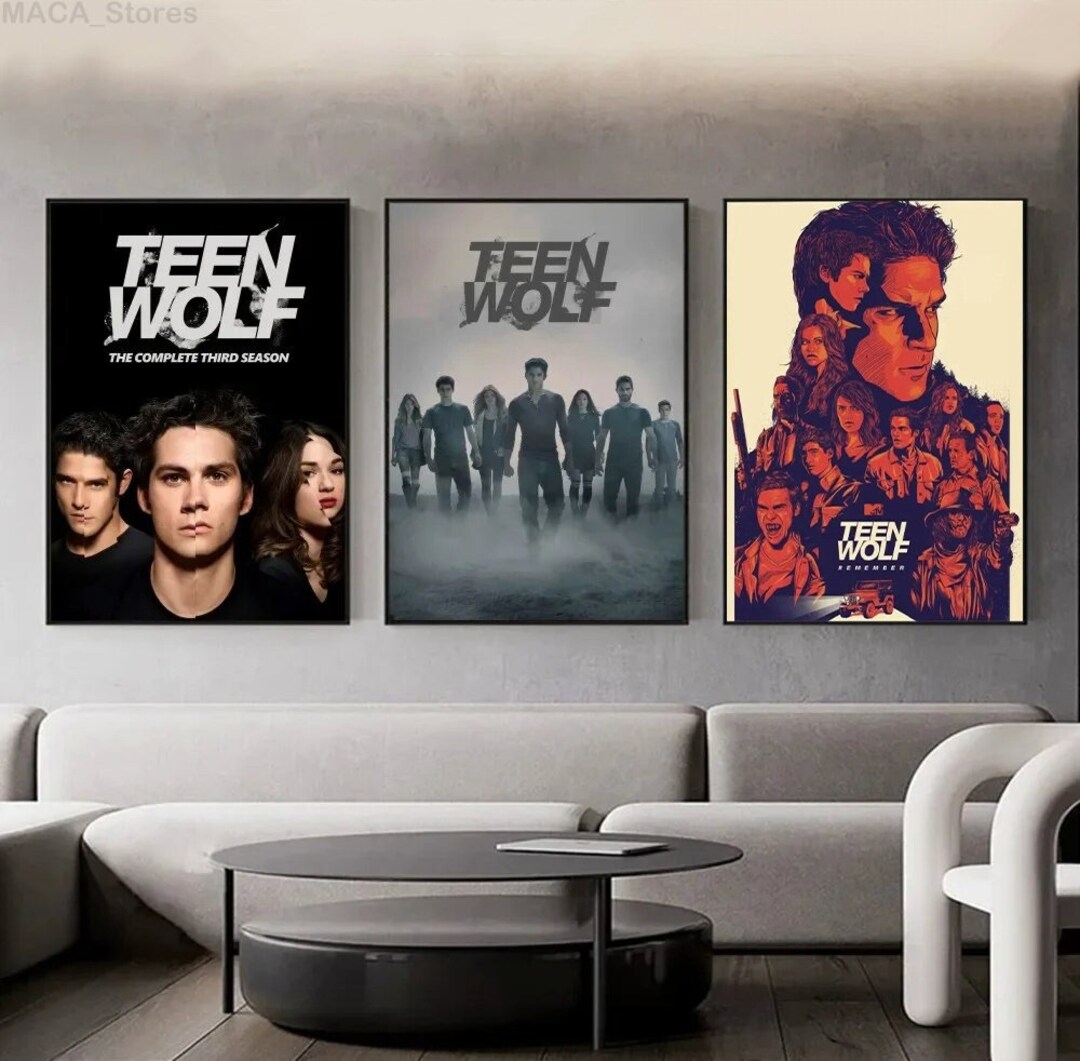 Teen Wolf Poster Living Room Decoration Wall Art Teen Wolf Birthday ...
