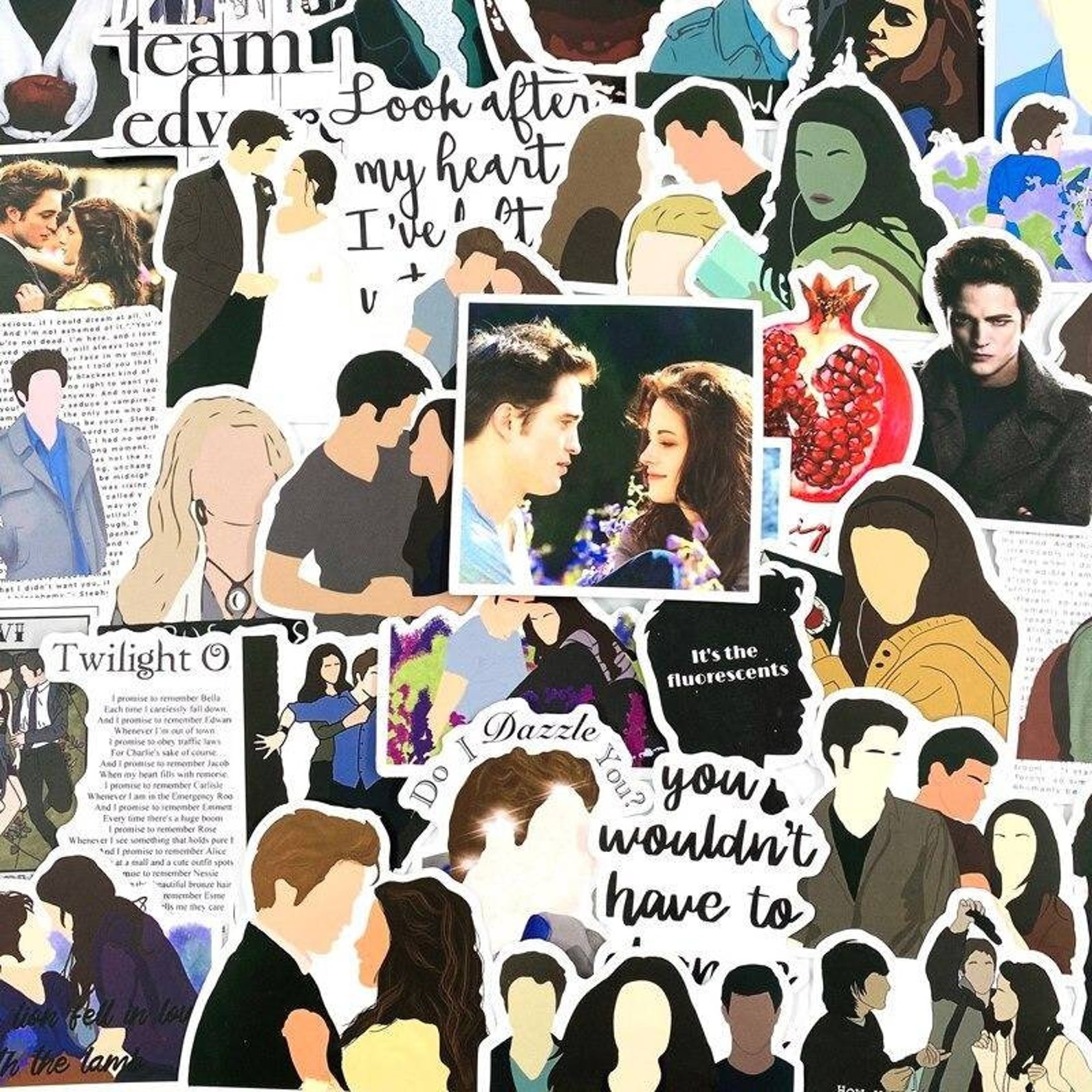 50Pcs The Twilight Saga Movie Stickers Pack Classic | Etsy