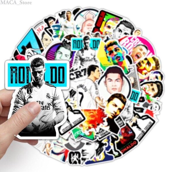 Cristiano Ronaldo Birthday Stickers - Etsy