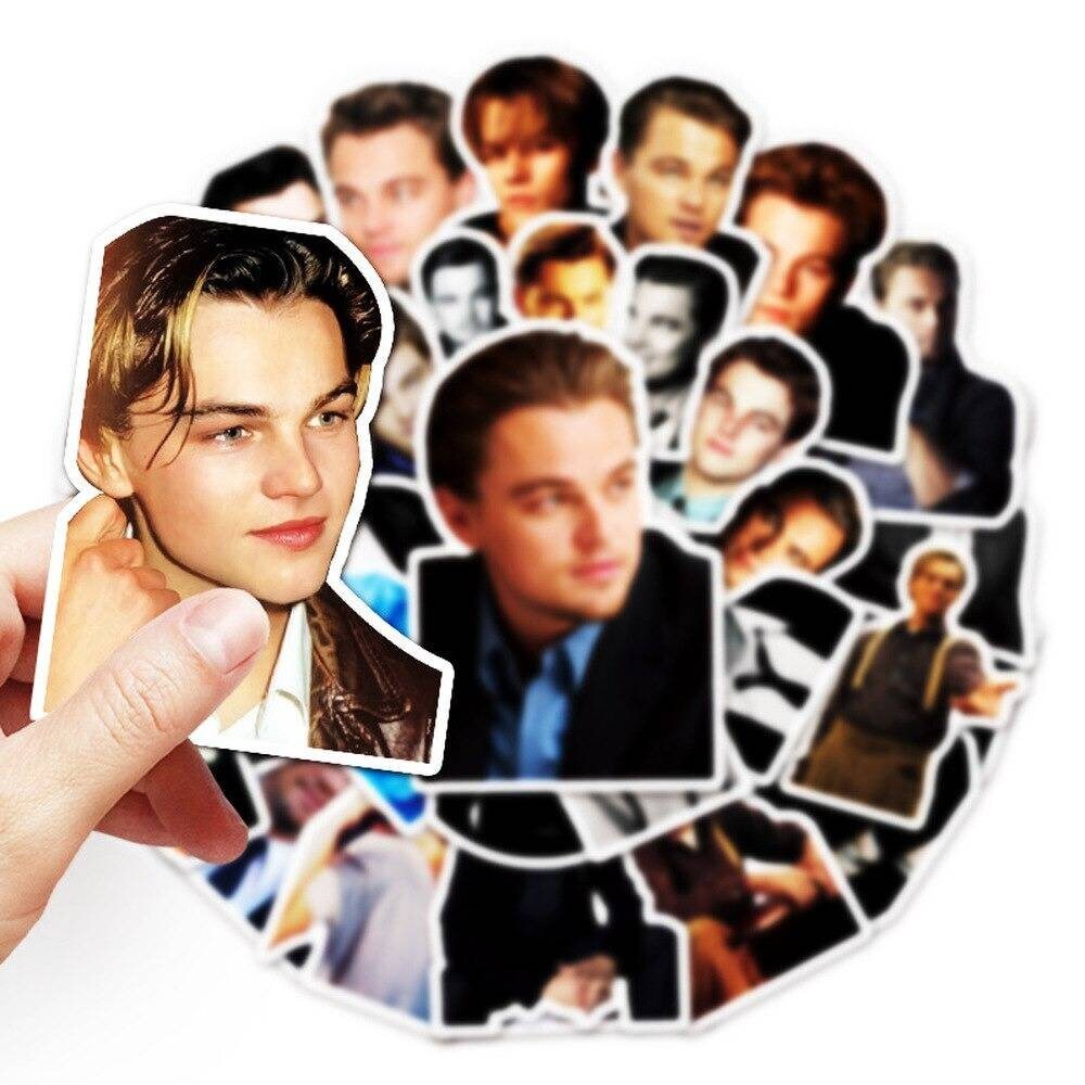1/10/30/50pcs Leonardo Dicaprio Stickers Pack Home Wall - Etsy