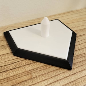 Beer Bat Home Plate Stand Beer Bat Display Beer Bat Holder Beer Bat ...