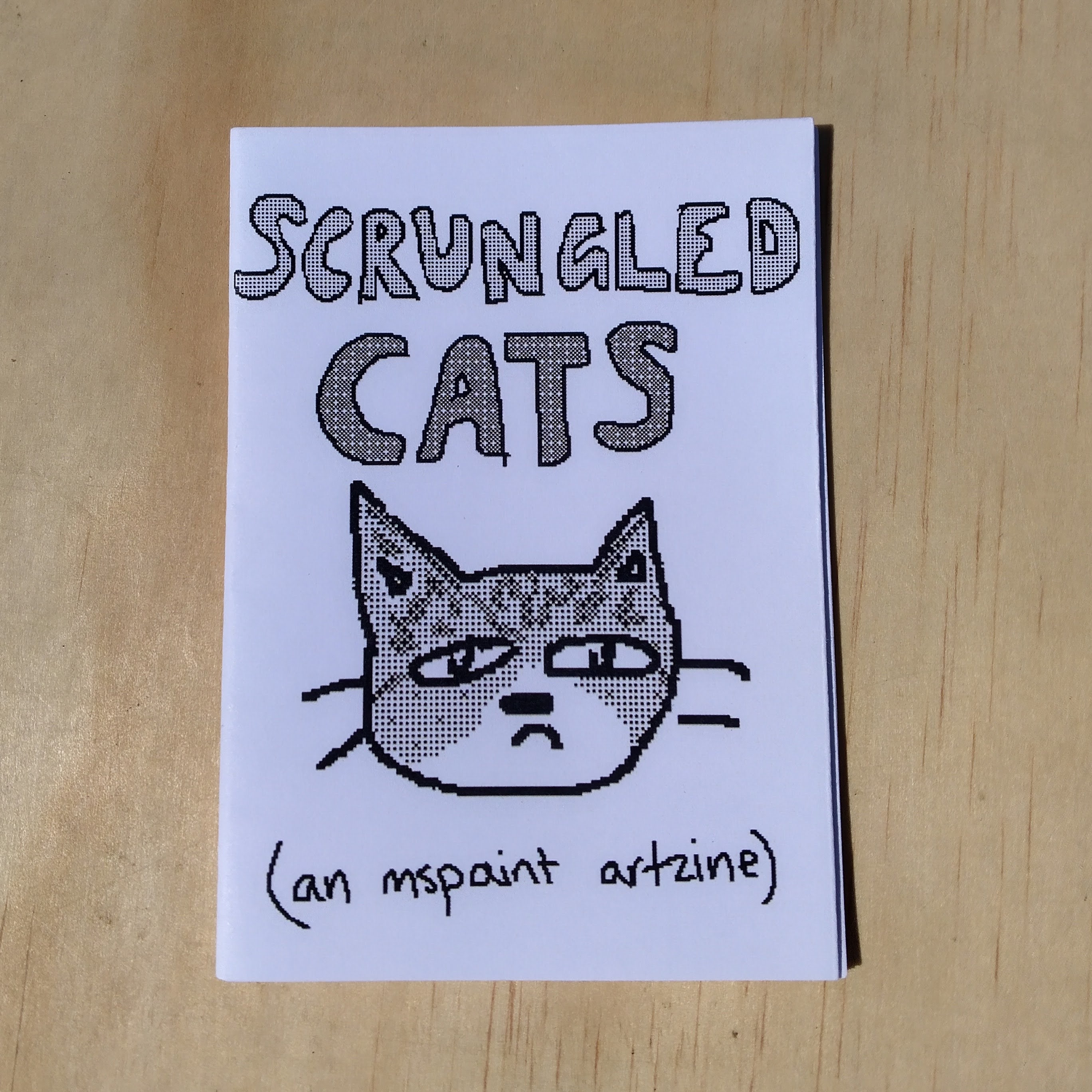Scrungled Cats Mspaint Art Zine - Etsy