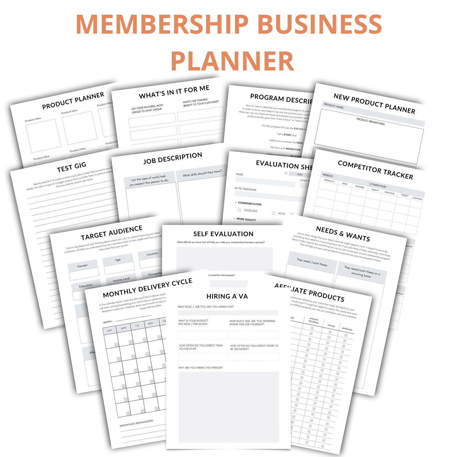 Membership Business Planner | Membership Roadmap | Grow Your ...
