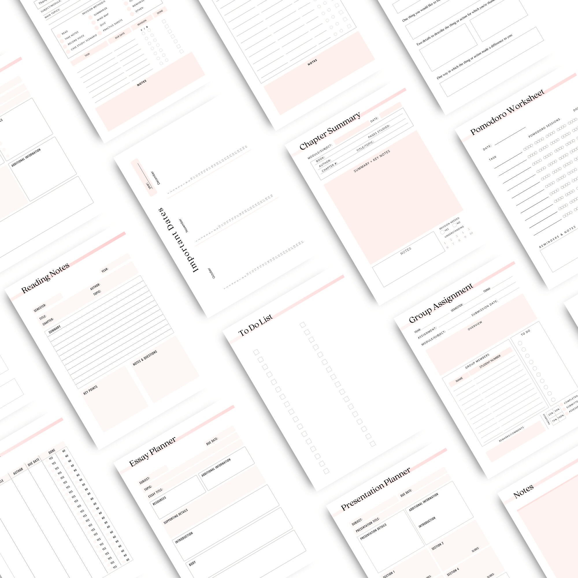 College and University Planner for High School and College Students ...