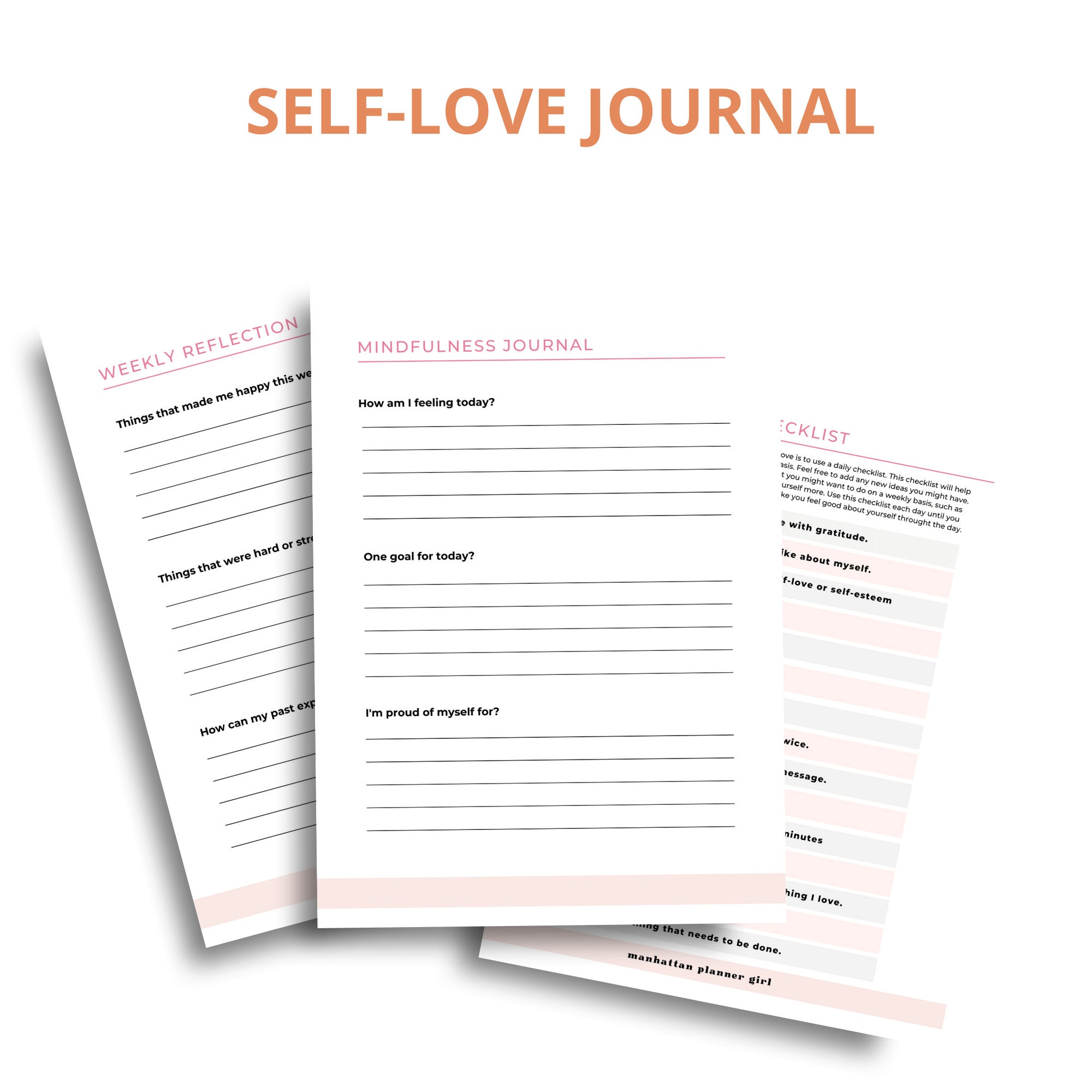 Self-love Journal for Inner Growth, Confidence, and Emotional Well ...
