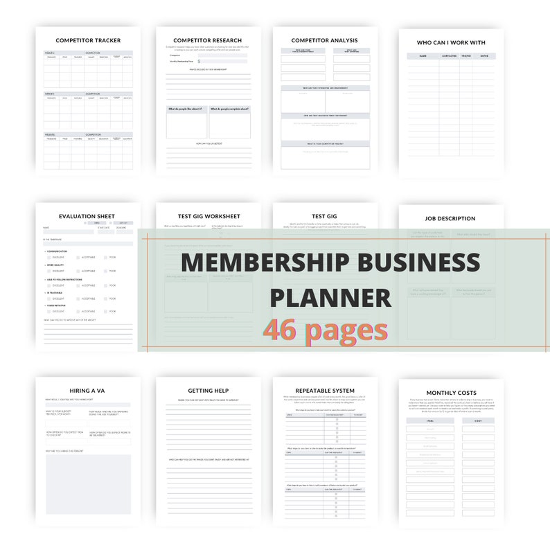 Membership Business Planner | Membership Roadmap | Grow Your ...