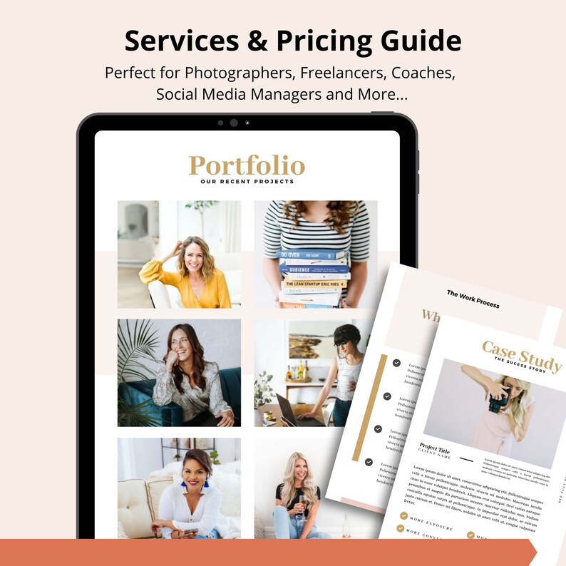 Editable in Canva, Services and Pricing Guide Template, for Freelancers and Creatives. Add Your ...