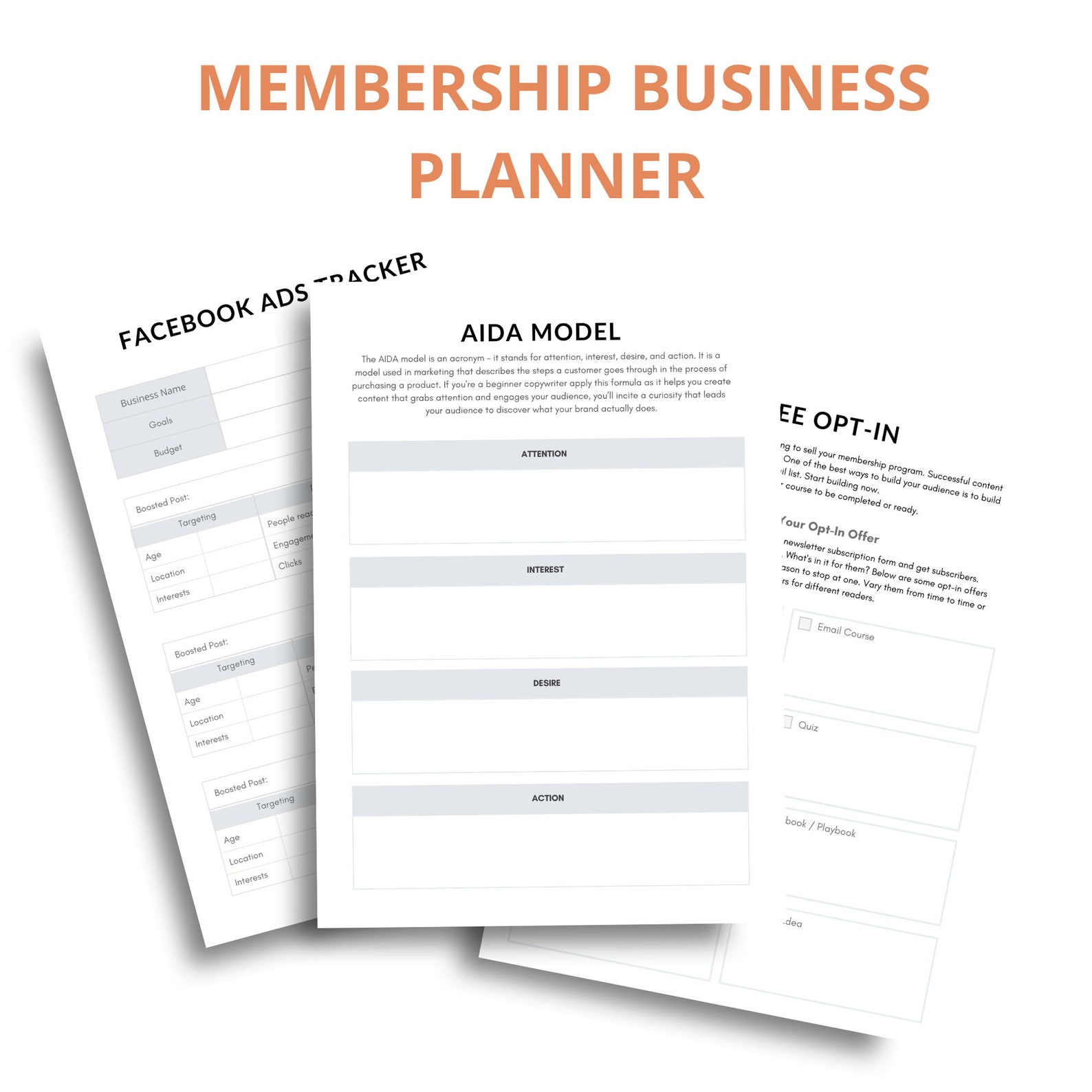 Membership Business Planner | Membership Roadmap | Grow Your ...