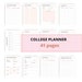 College and University Planner for High School and College Students ...