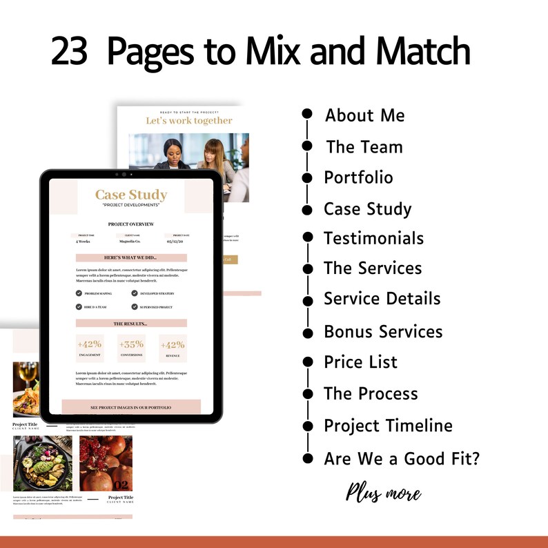 Editable in Canva, Services and Pricing Guide Template, for Freelancers ...