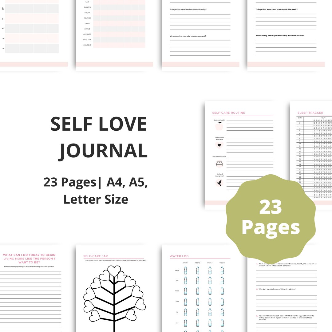 Self-love Journal for Inner Growth, Confidence, and Emotional Well ...