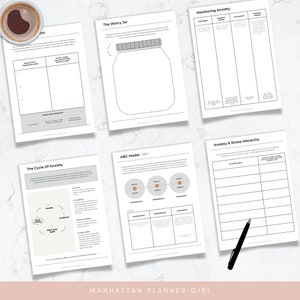 Reduce Anxiety and Stress Workbook, Calm Your Mind and Eliminate ...