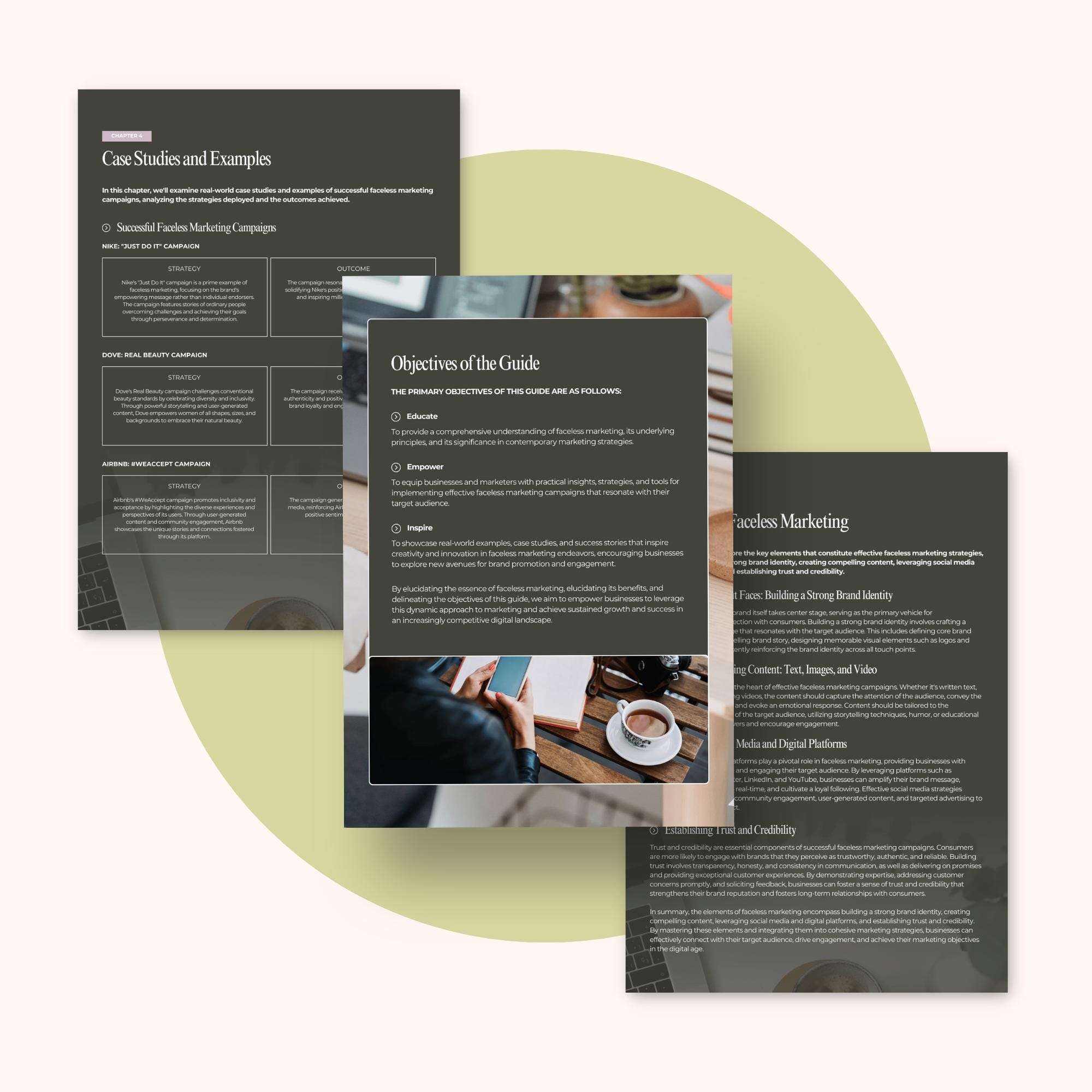 Faceless Marketing Strategy Guide, Marketing Planner, Digital Marketing ...