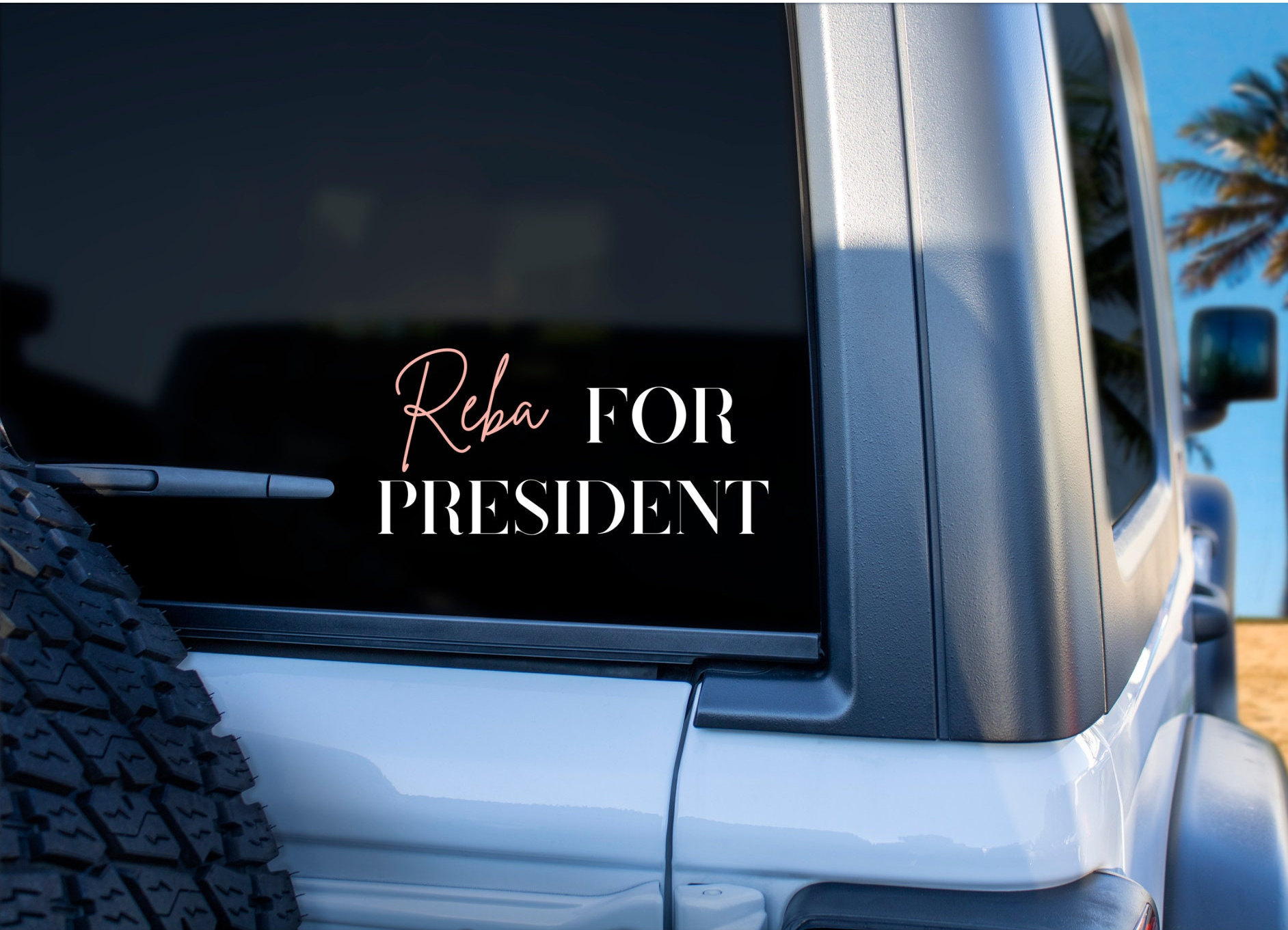 Reba for President Decal Reba for President Sticker - Etsy