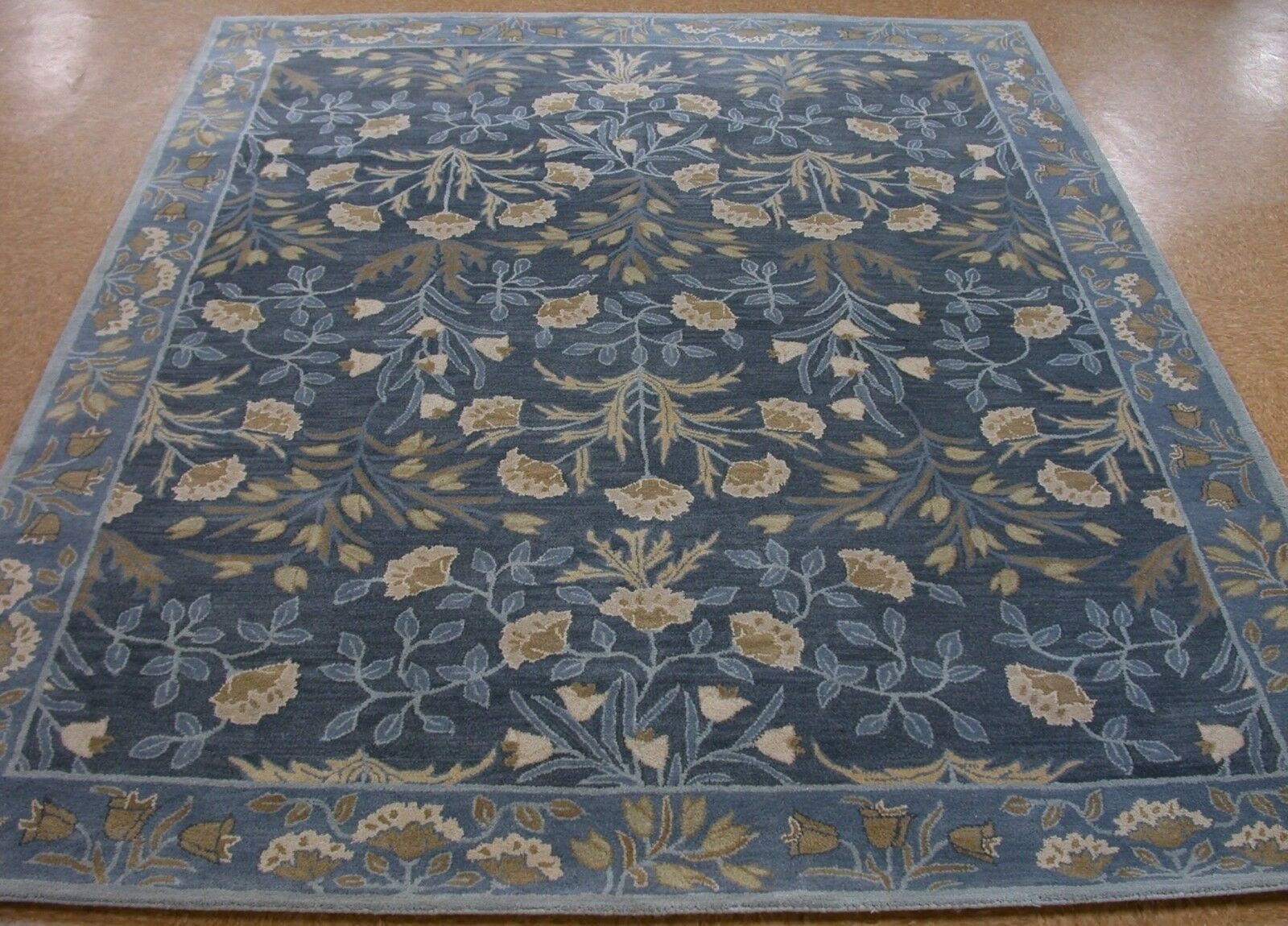 Tufted Wool Rug 5x8 8X10 9x12 Adela Vintage Multi Traditional - Etsy