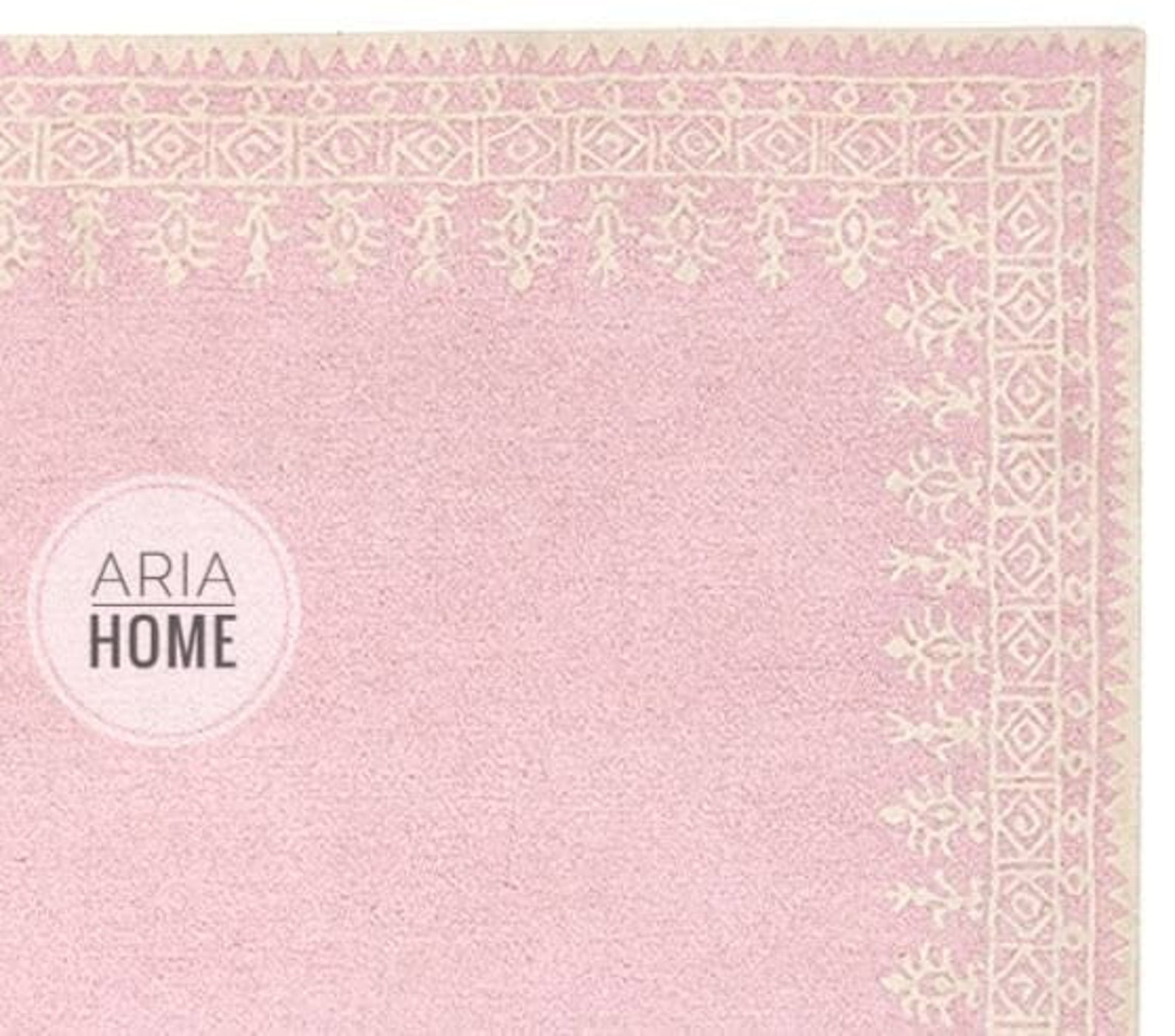 Hand Made Tufted Kids Rug Modern Tamisa Pink Geometric - Etsy