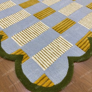 Matilda Goad Plaid Hand Tufted Modern Woolen Carpet Area Rug - Etsy