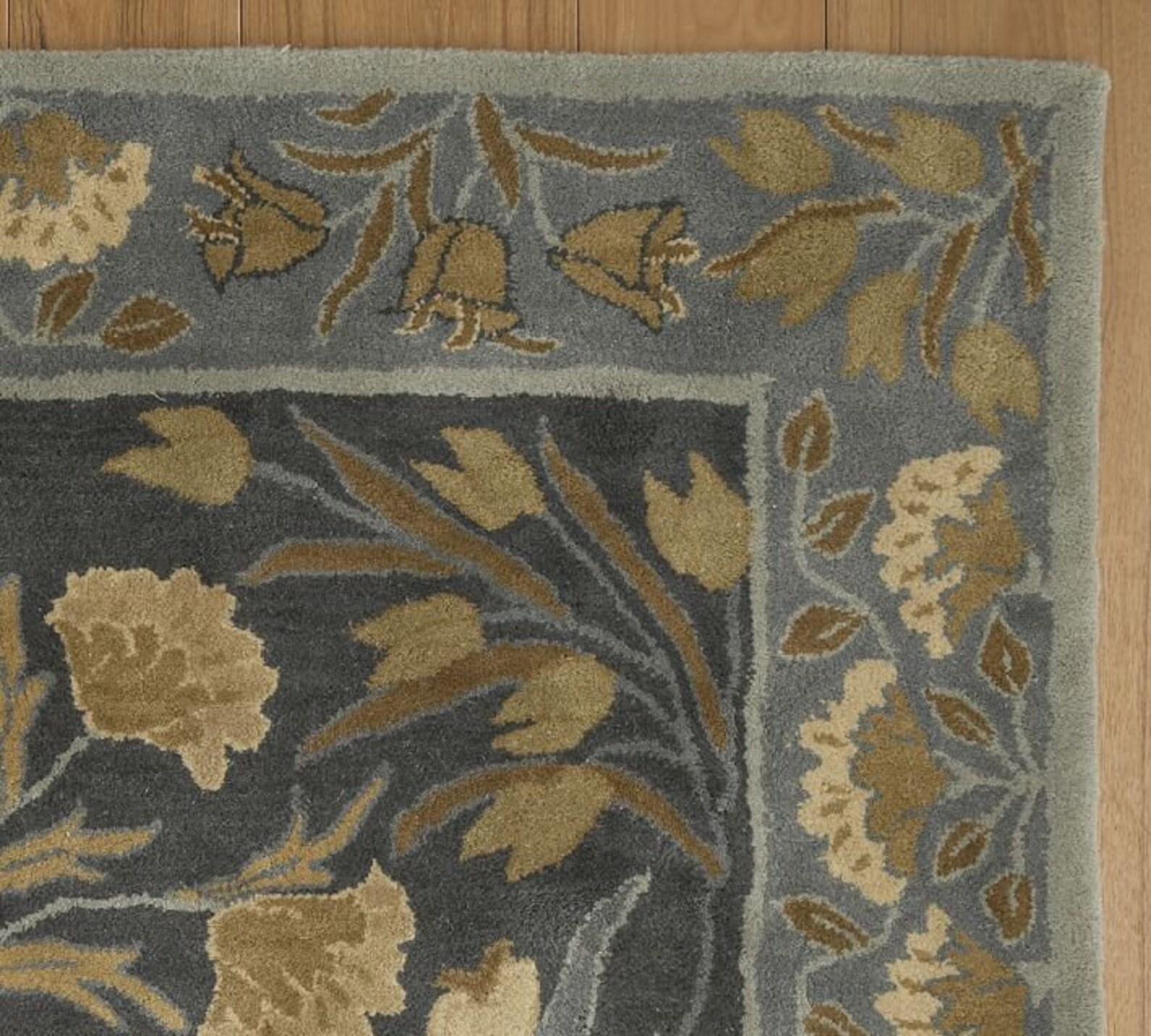 Tufted Wool Rug 5x8 8X10 9x12 Adela Vintage Multi Traditional | Etsy