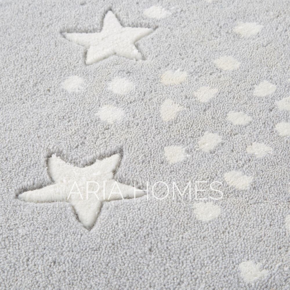 100% Authentic Tufted Star Rug Grey Kids Rug Children Nursery | Etsy