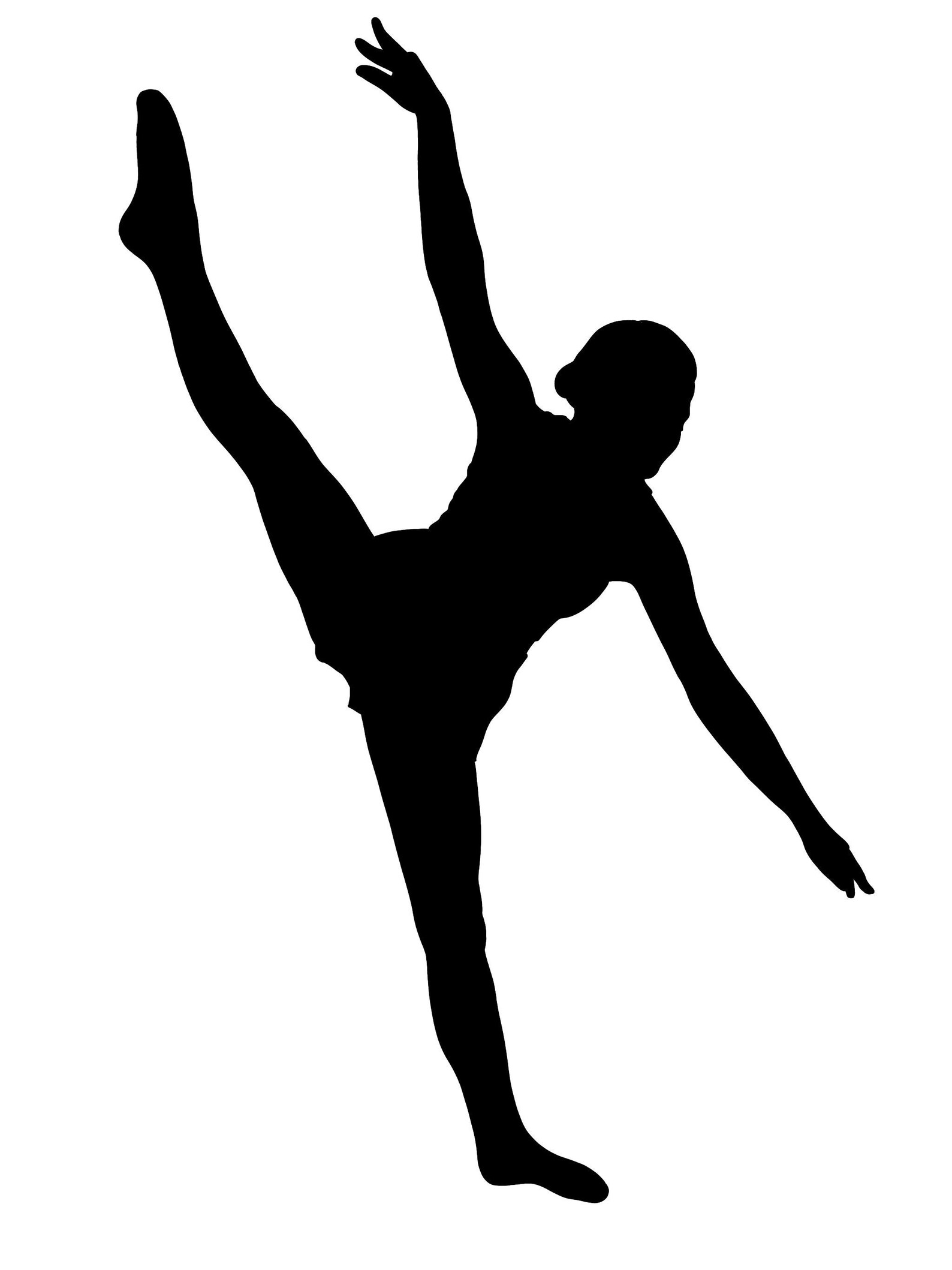 Dancer Tilt Silhouette Digital Download - Etsy