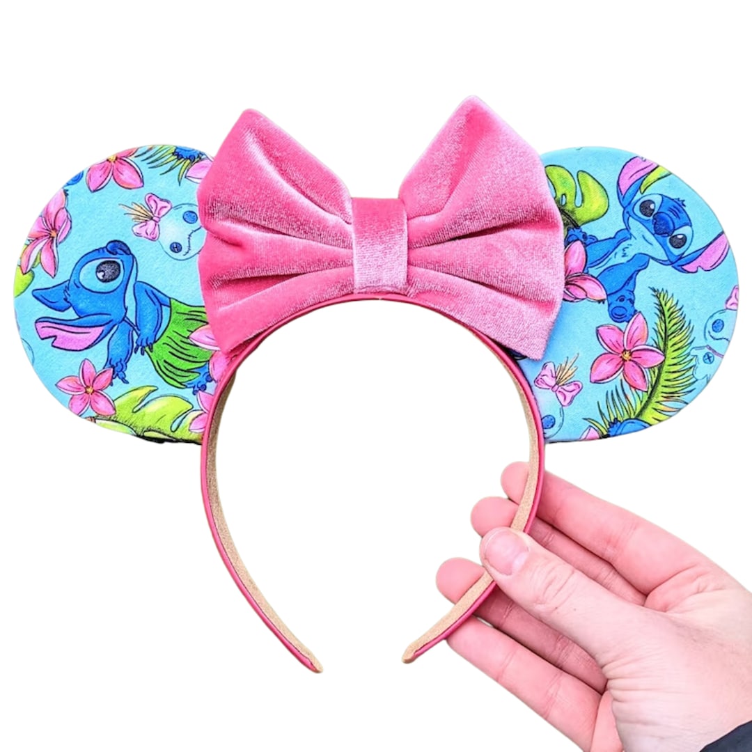 Tropical Stitch and Scrump Fabric Mouse Ears - Etsy