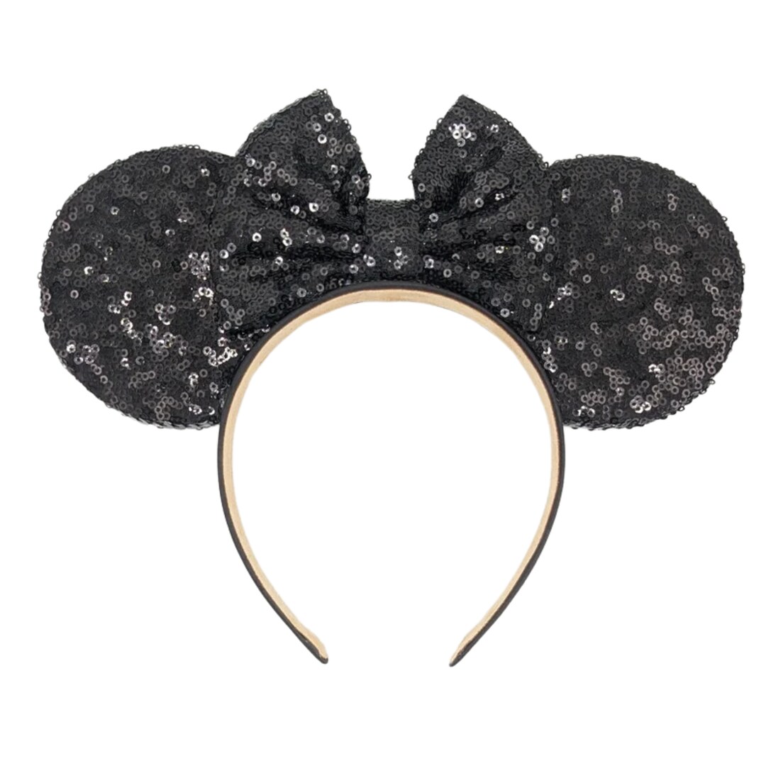 Black Beauty Sequin Mouse Ears - Etsy
