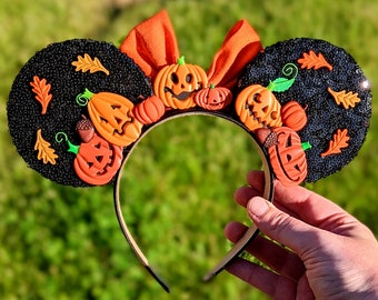 Mickey Mouse Pumpkin Ears - Etsy