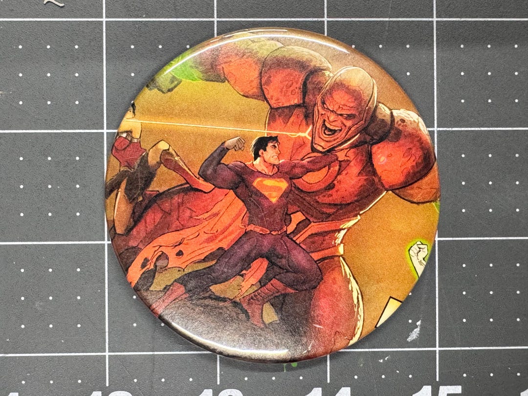 3” Superman Comic Book Refrigerator Magnet – Handmade Upcycled Art ...