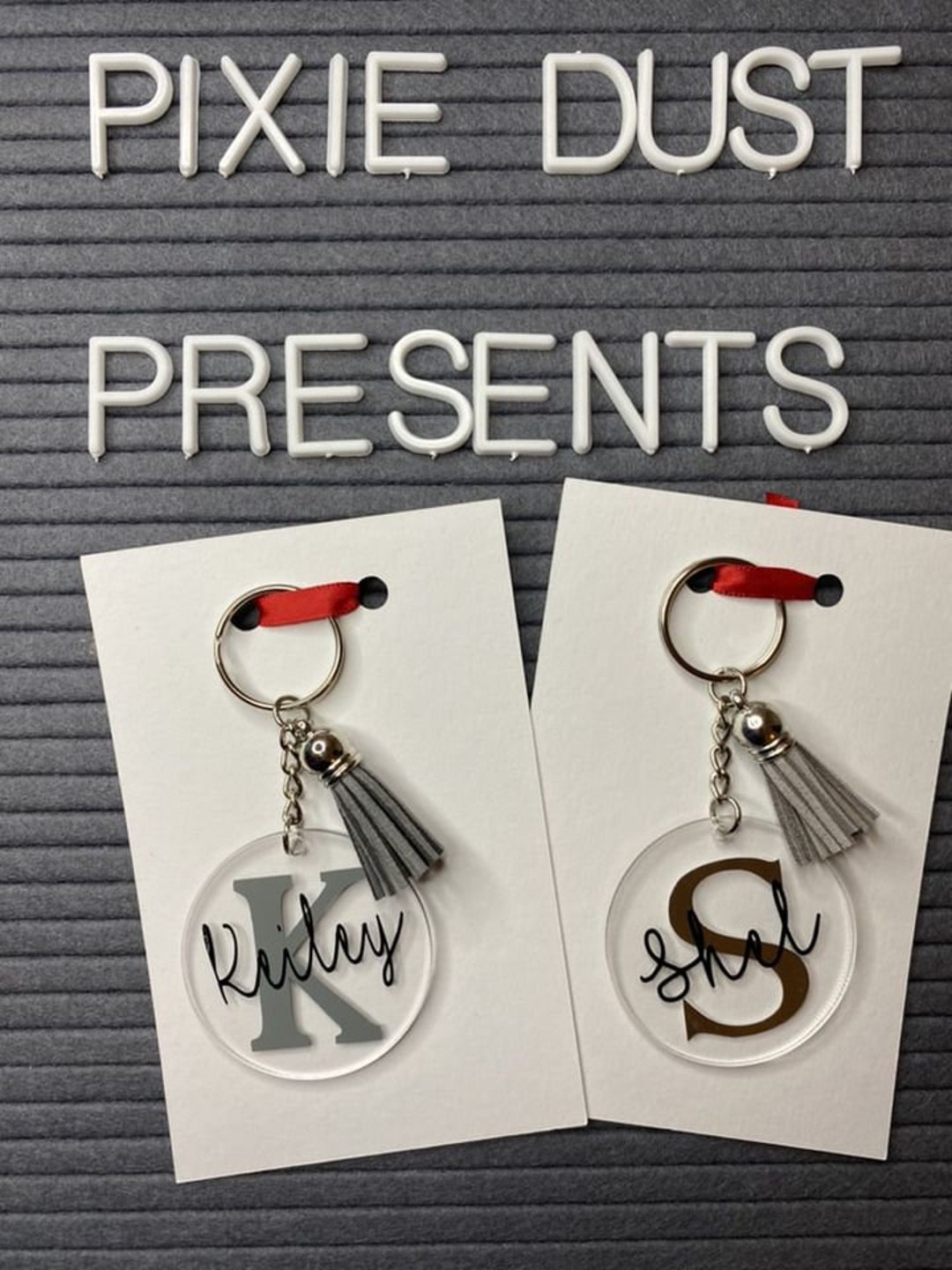 Personalised Acrylic Keyrings - Etsy