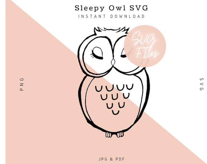 Owl, Digital File, SVG, PNG, JPG and High Quality Pdf - Etsy Canada