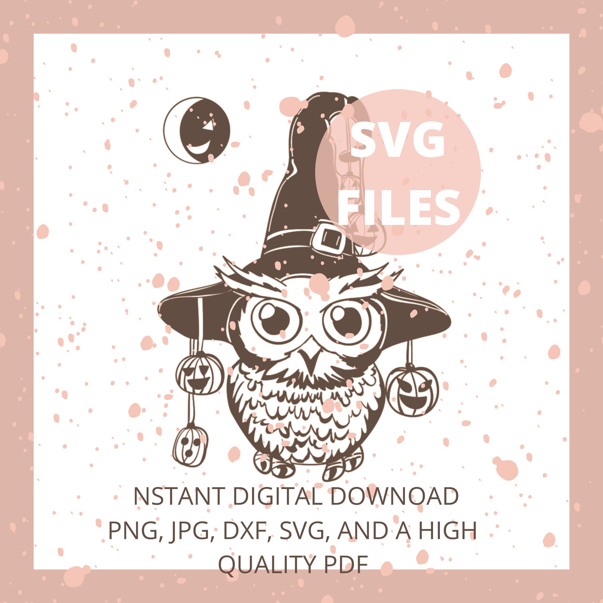 Halloween Owl SVG Owls Witches Hat Svg Cute Halloween Svgs - Etsy